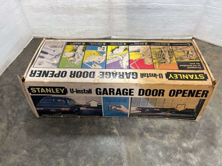 Stanley garage door opener, NIB - Albrecht Auction Service