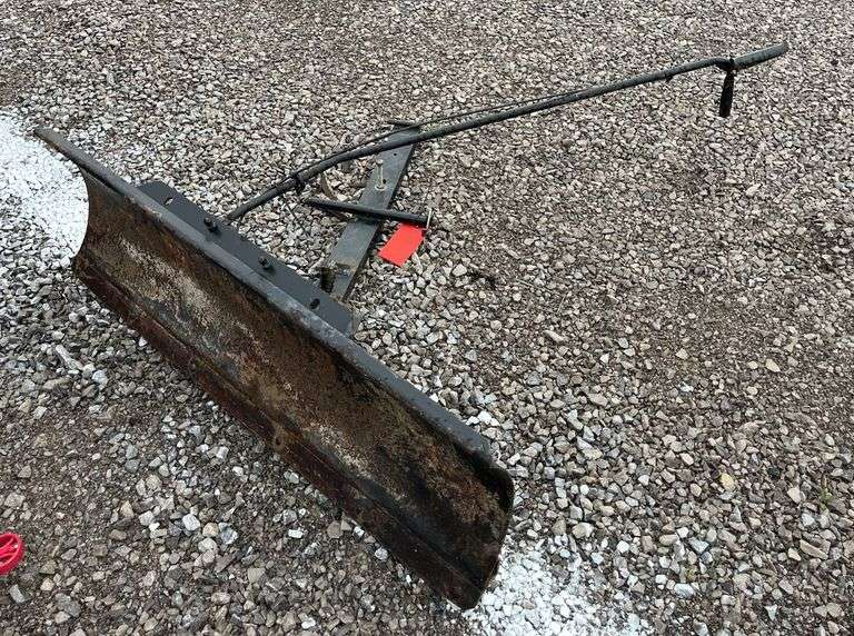 Craftsman 4' plow, lawn mower guard attachment, 48", good, works ...