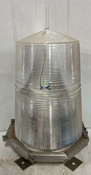 Fresnel lense signal lamp, nautical or aviation, 12"Dia x 26"H, FAA ...