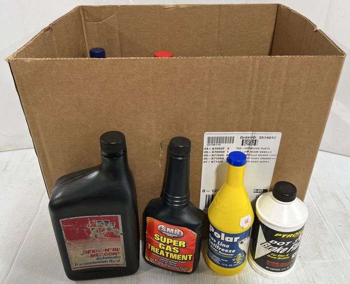 Auto fluids, new - Albrecht Auction Service