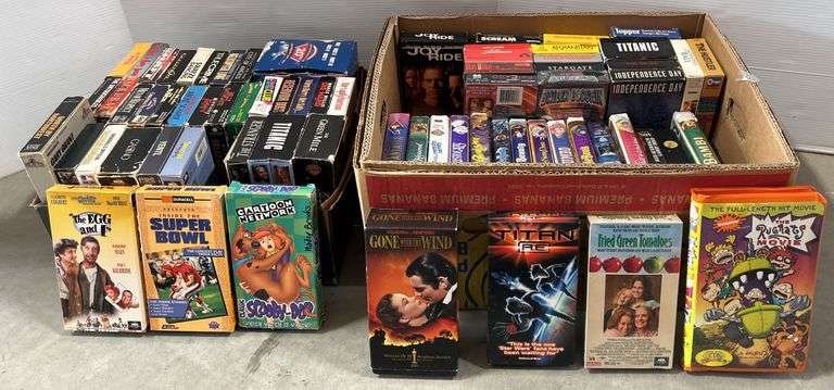 (70) VHS movies, some multiple tape sets, various genres - Albrecht ...