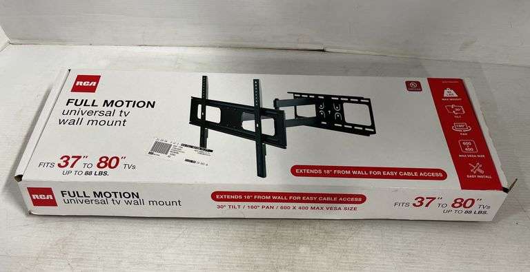 RCV TV wall mount, new - Albrecht Auction Service
