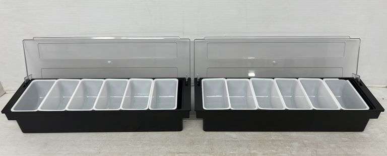 Beamnova chilled condiment server, 2- condiment server, with lid, has ...