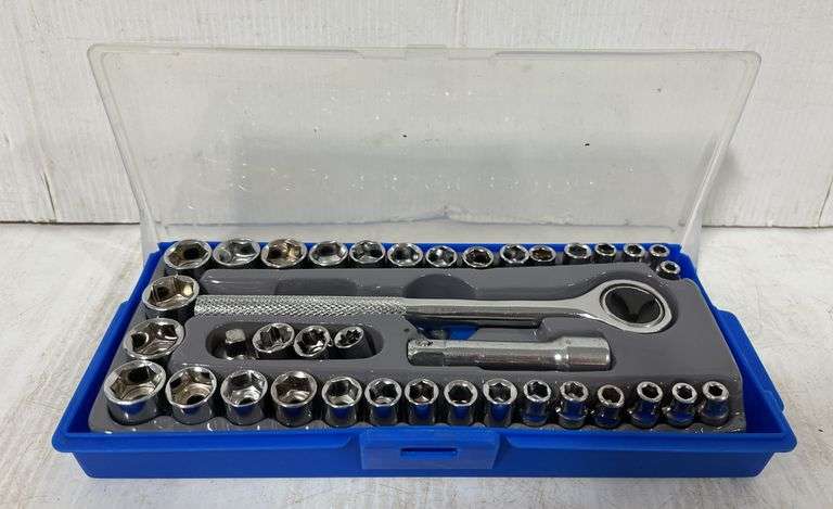 40-Piece socket set, new - Albrecht Auction Service