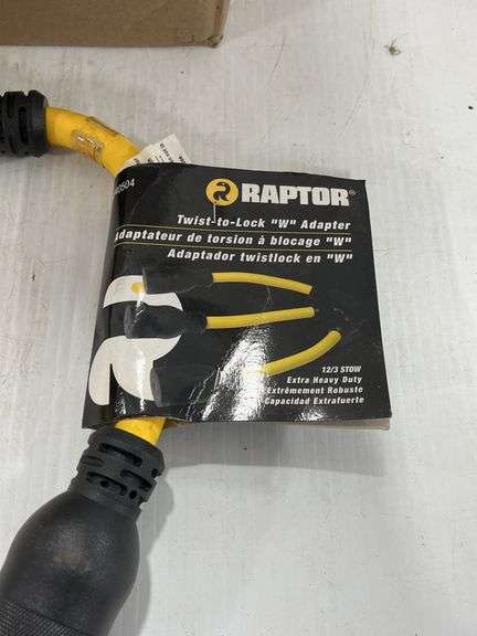 (5) Raptor adapters, 24"L - Albrecht Auction Service