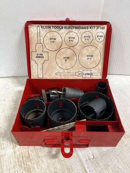 8-Piece Klein hole hog set, No. 31180, in box, excellent - Albrecht ...