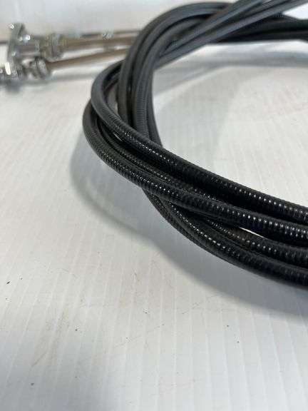 (4) Remote control push-pull cable, chrome T-handle with very flexible ...