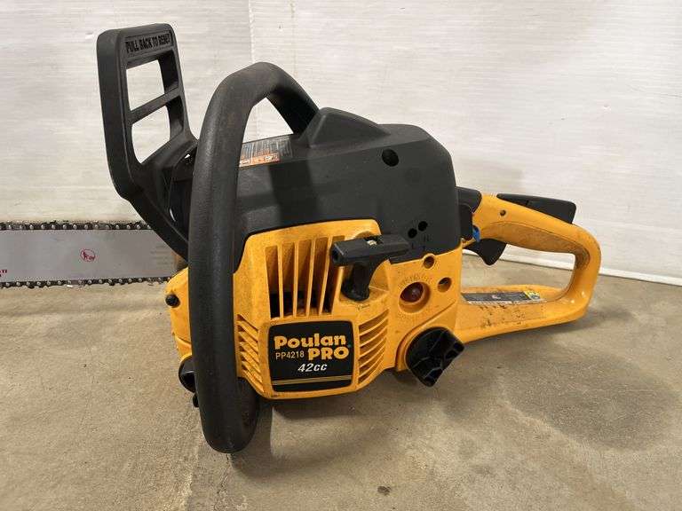 Poulan PP4218 Pro 42CC, bar- 18", starts on third pull - Albrecht ...