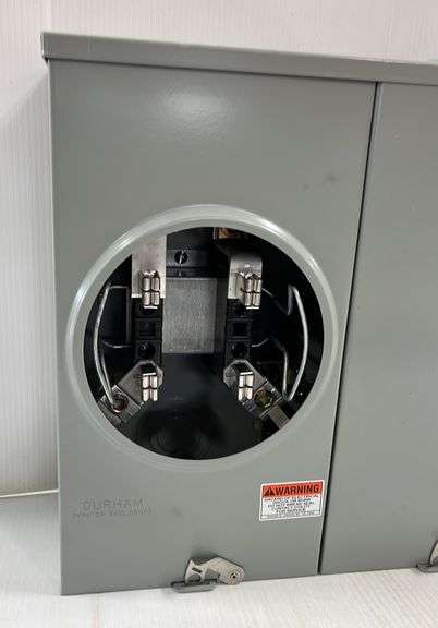 The Durham Company meter sockets, include: two-position 200 Amp meter ...