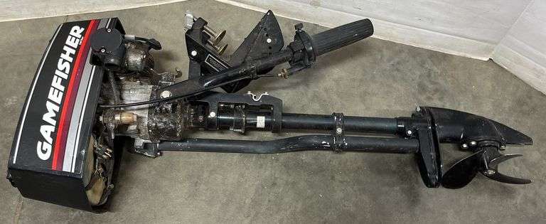 GameFisher 3.0HP outboard motor, model no. 298-586193, looks good ...