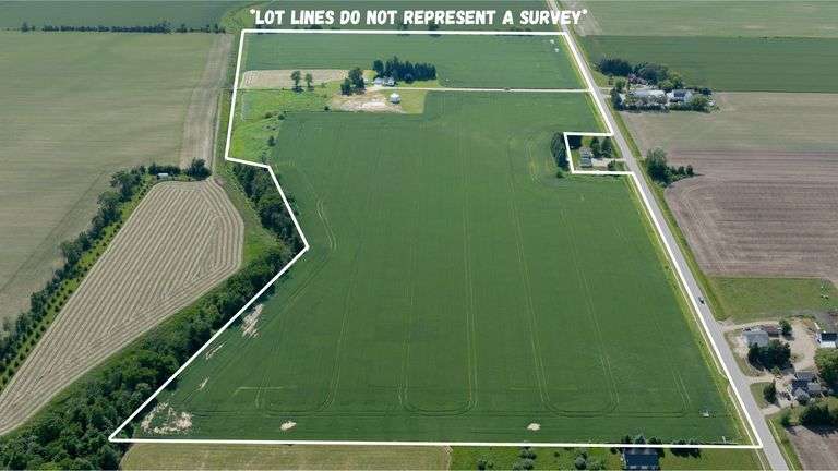 Approx. 57.58 Acres +/- of tiled farm land including a 1 1/2 story farm ...