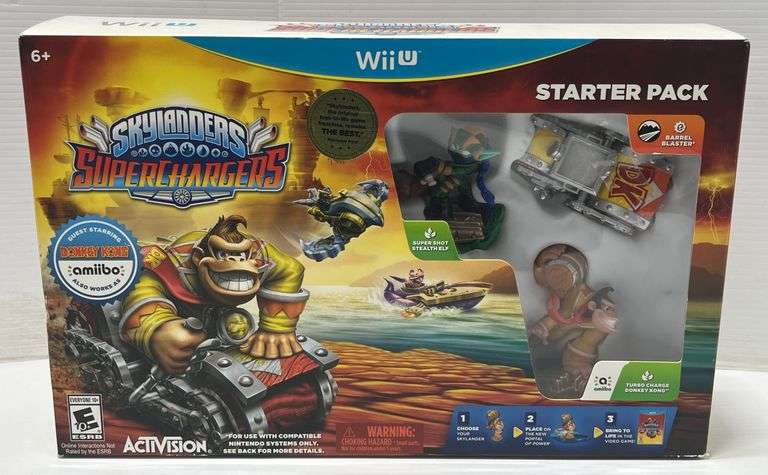 Skylanders Superchargers, for use with compatible Nintendo, choose your Skylander and make it ...