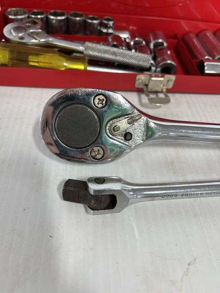 (49) Assorted Proto tools sockets, wrenches, extensions, and ratchets ...
