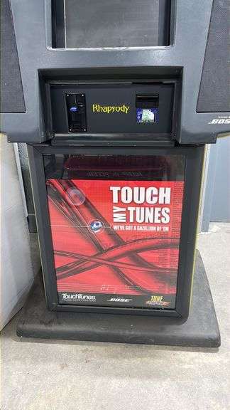 "Touchtunes" Rhapsody Digital Jukebox, 36"W x 32"D x 68"H, for parts only, as is; If you ...