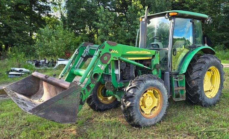 John Deere 6403 Tractor, 4x4, (6200 Hours), Good Tires, Includes Loader ...