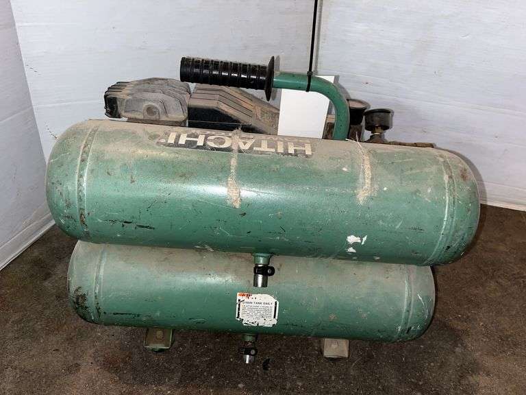 Hitachi 2 HP Air Compressor - Albrecht Auction Service