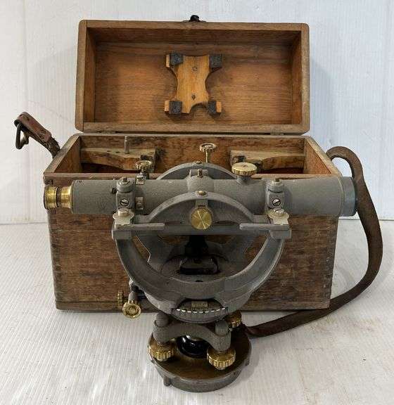 Older transit surveyors tools from the 1950s, clean and functional ...