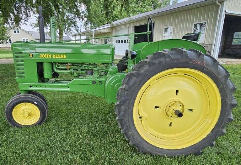 This item Selling ABSOLUTE! ~~~ 1950 John Deere Model B Tractor, Serial ...