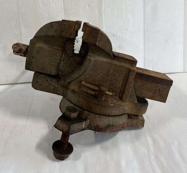 5-Ton table vise, 5"W - Albrecht Auction Service