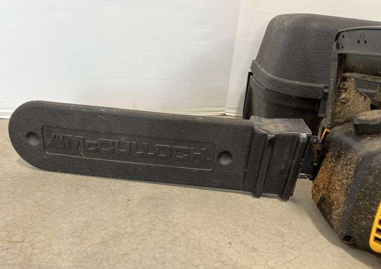 McCulloch chainsaw, MacCat, smooth pull with 16" bar and chain, cannot ...