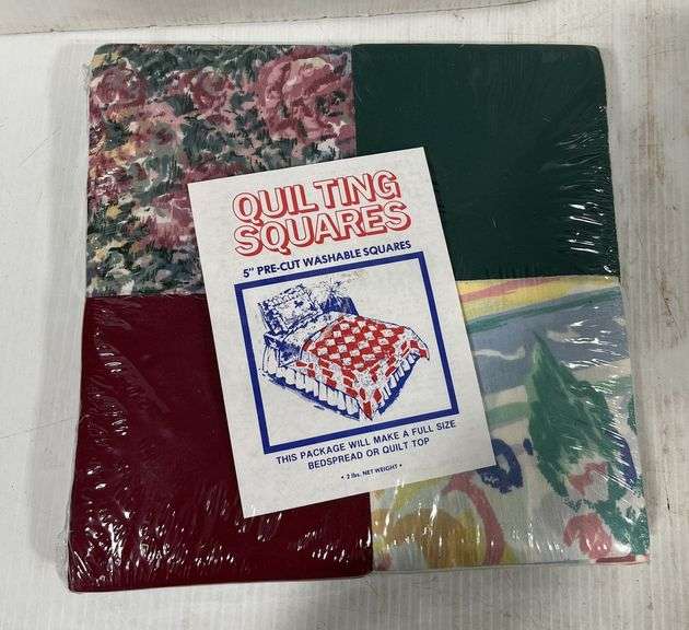 Package of quilting squares, makes full size quilt top - Albrecht ...