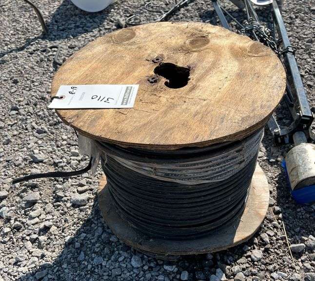 12" Roll of coax cable - Albrecht Auction Service
