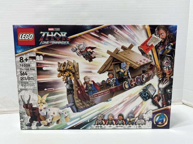 Lego Thor Love and Thunder Marvel The Goat Boat, box- 15"L, mint in ...