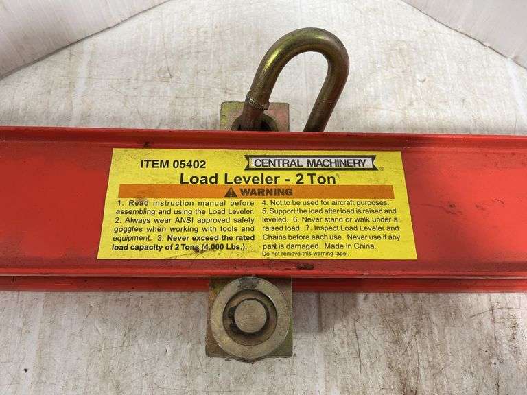 2-Ton load leveler, 21"W - Albrecht Auction Service