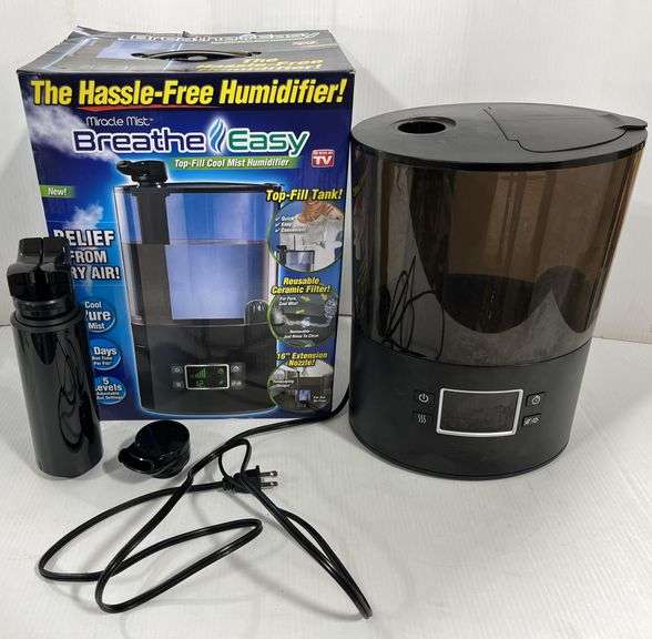 Miracle Mist breathe easy top-fill cool mist humidifier, 1.2-gallon ...