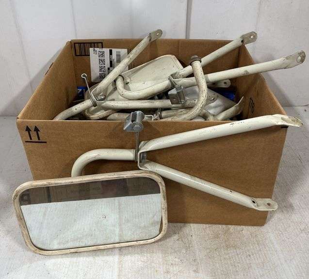 (2) West Coast truck mirrors with over (20) additional brackets, NOS ...
