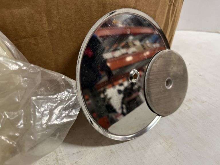 Clean out covers, chrome, PVC, one- 10" Chrome flush clean out cover ...