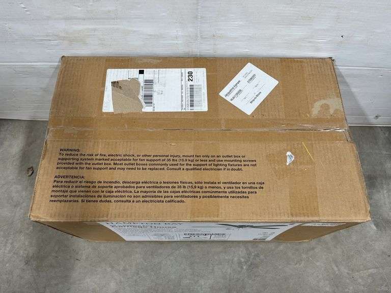 Hampton Bay Carriage House ceiling fan, 52", moves up to 4072CFM ...