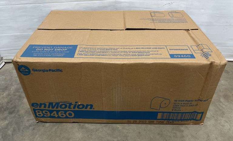 (6) Rolls of enMotion paper towels, 10", Item No. 89460 - Albrecht ...