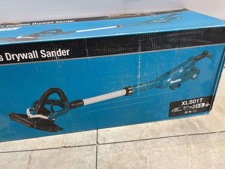 Makita No. XLSOIT, 18V LXT 9" drywall sander kit, NIB - Albrecht ...