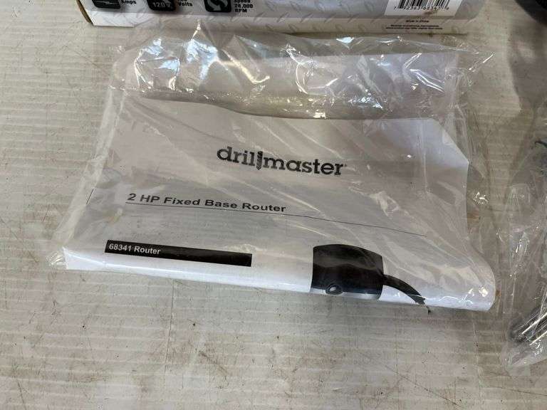 Drill Master 2 HP Fixed Base Router with Original Box, works great ...
