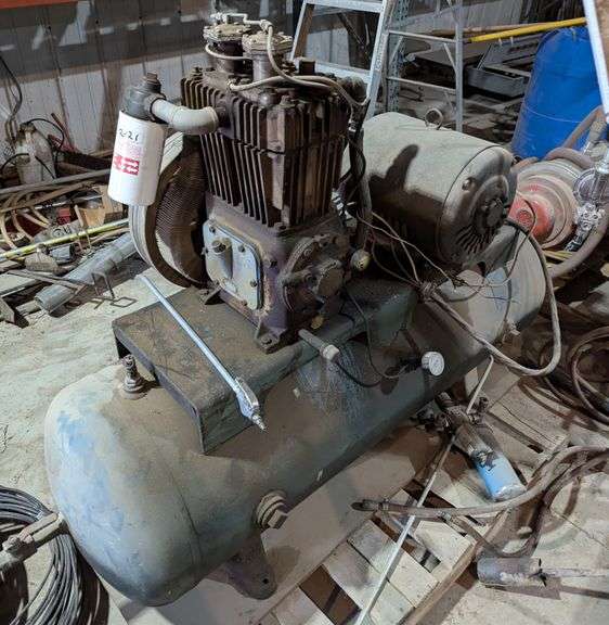 This item Selling ABSOLUTE! ~~~ Air Compressor, 3-Phase, 10 HP, Works ...