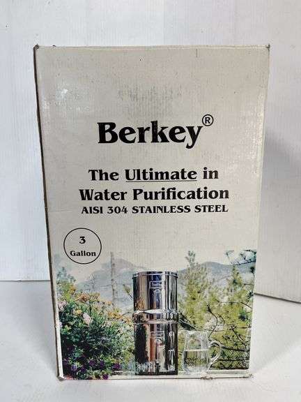 Berkey Water Filtration/Purification, 3-gallon, NOS - Albrecht Auction Service