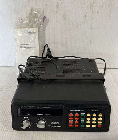 20-Channel Programmer Scanner, AM/FM Direct Entry, Realistic Pro-2020 ...