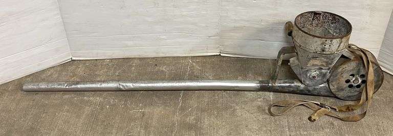 Antique garden duster, approx. 53"L - Albrecht Auction Service