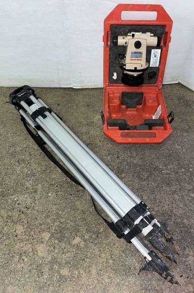 David White Laser Level in Case, Nice; Site Pro Aluminum Tripod ...