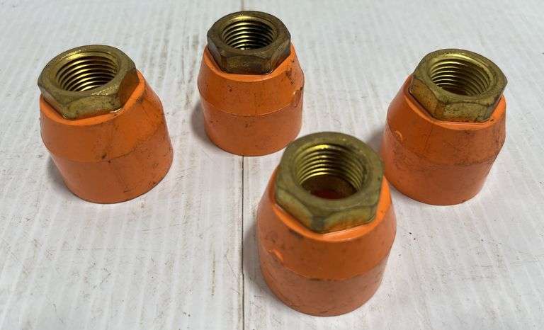 (4) TFP Blazemaster female fire sprinkler head adapters, brass threaded ...