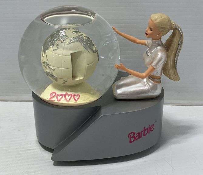1999 Barbie Y2K musical snow globe, features Barbie and the iconic year ...
