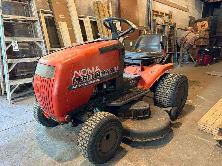 Noma Riding Mower with 43" Deck, Kohler Command 15 Engine - Albrecht ...