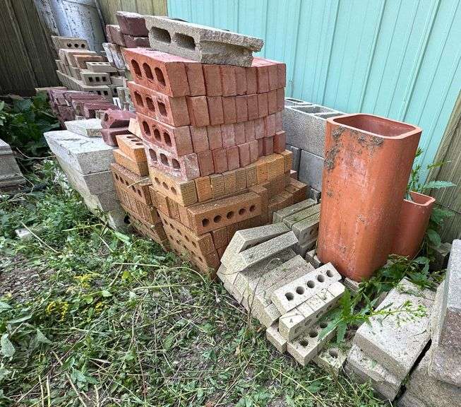 Large Group of Mostly Bricks, but Does have some Block and Retaining ...