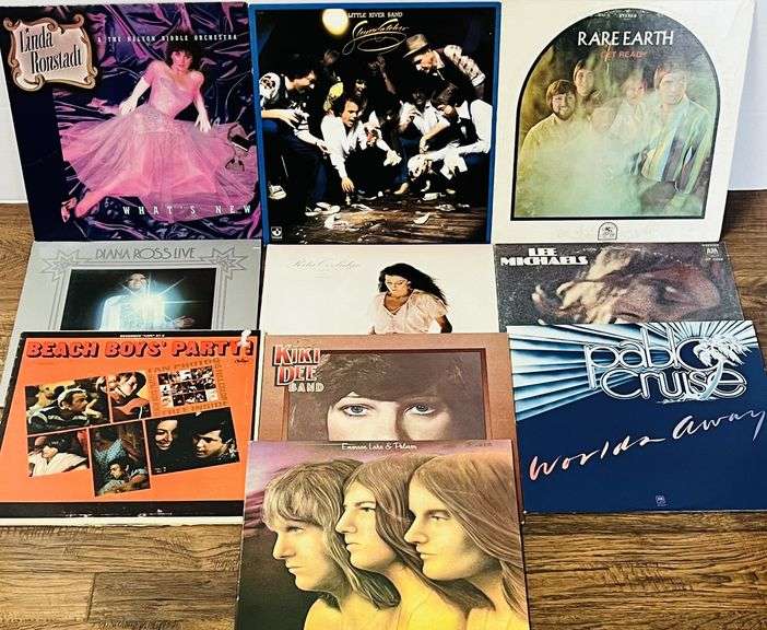 (10) LP vinyl, includes: Rare Earth, Little River Band, Pablo Cruise ...