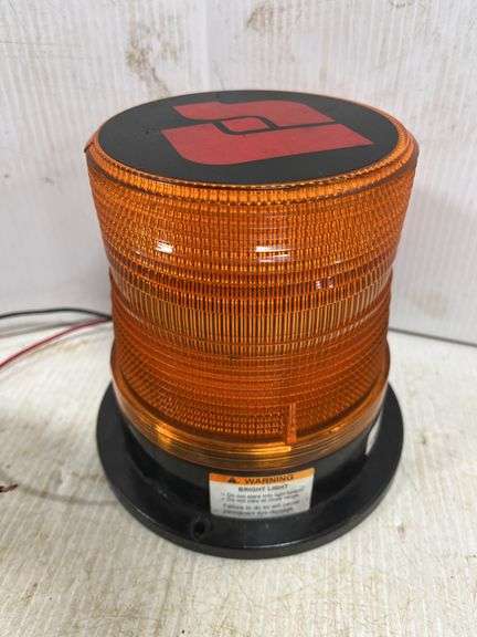 Federal signal LED pulsator light, amber color, 6 1/2"Dia x 6 1/4"H ...
