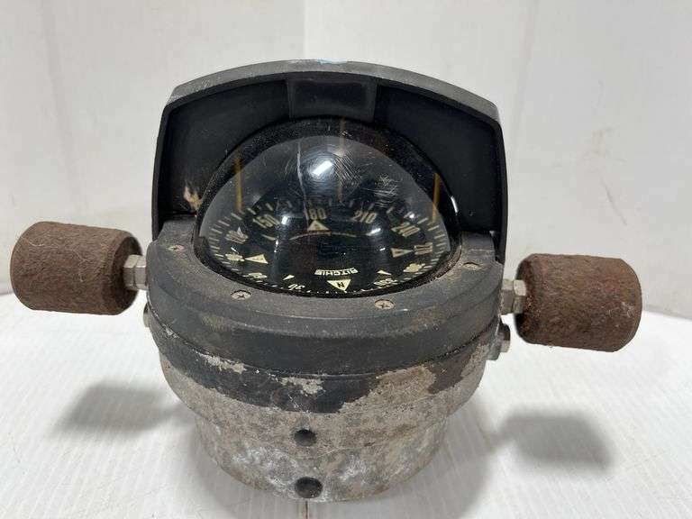 Ritchie boat compass, 5"Dia, used, works - Albrecht Auction Service