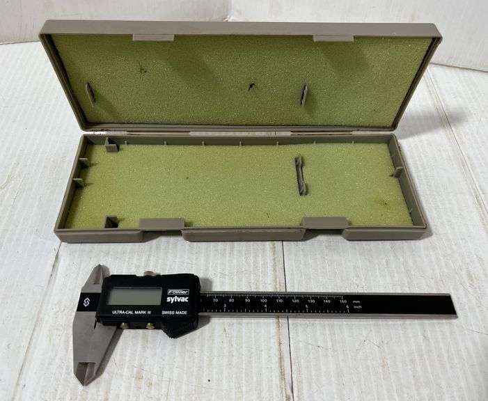 Fowler Sylvac Mark-III 6" vernier caliper, Swiss made, in box, great ...