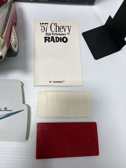 Red '57 Chevy radio by Banning Classics, includes wall mount and ecal ...