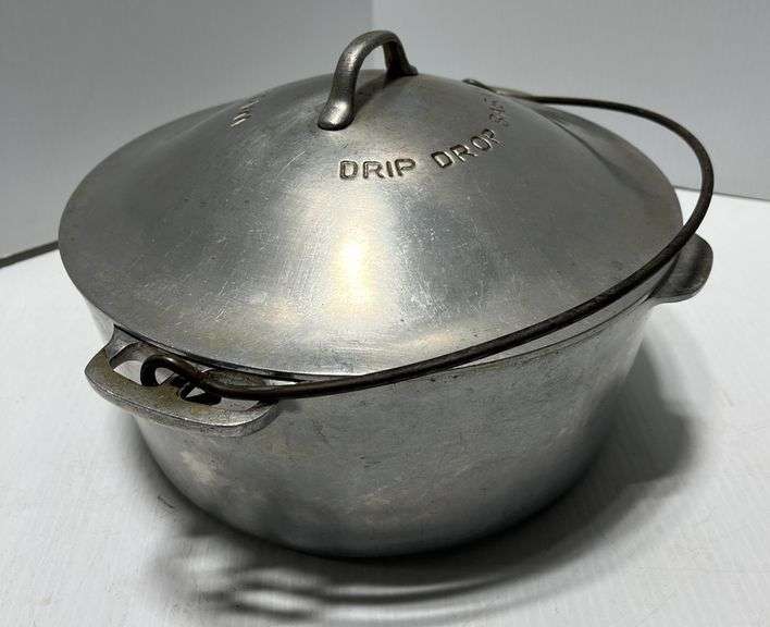 Vintage Wagner Ware Sidney O-round roaster dutch oven, no. 248, heavy ...